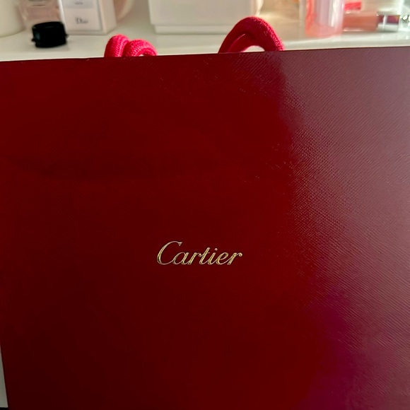 Cartier | Other | Authentic Cartier Shopping Bag With Cartier Ribbons ...